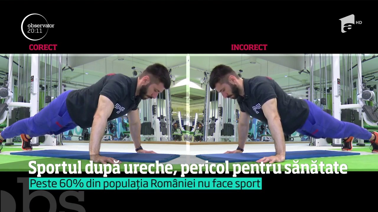 Sportul după ureche, pericol pentru sănătate - YouTube
