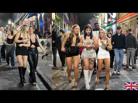 LIVERPOOL CITY UK NIGHTLIFE WALK  - 2024