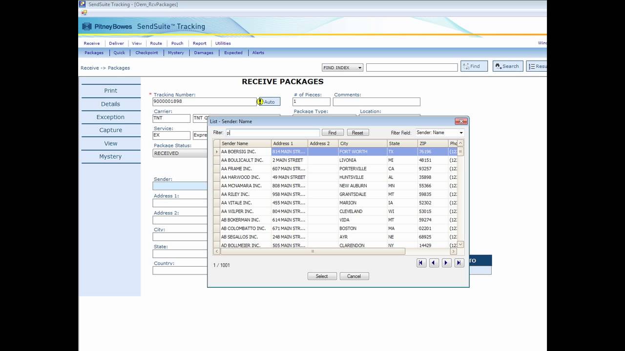 SendSuite Tracking - Receiving packages - YouTube