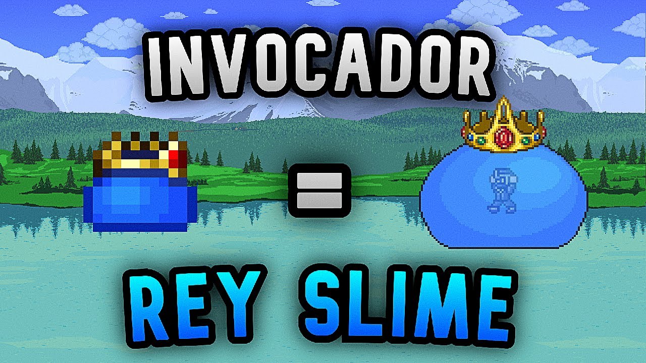 🤔 Como Invocar Al 👑 Rey Slime En 🌳 Terraria o Crear 🛠 Su Invocador En ...