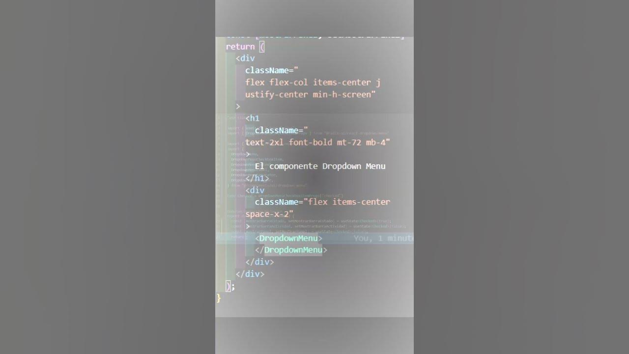 Componente Dropdown Menu con shadcn ui en Next.js - YouTube
