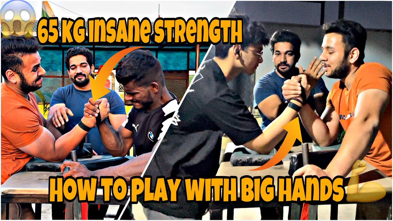 BIGGEST HAND I HAVE EVER FELT IN 65KG😱|HOW TO TACKLE BIG HANDS IN ...