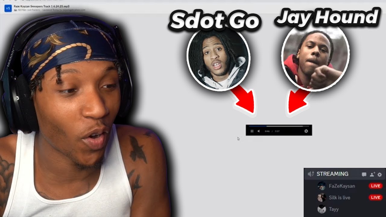 Silky Gets Faze Kaysan To Snippet A New Sweepers Song - YouTube