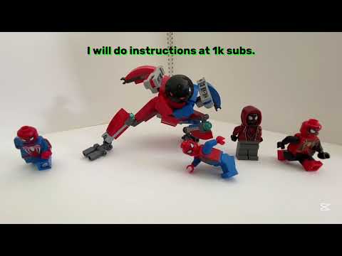 Lego Sp//dr and penni Parker build. #lego #moc #spiderman #sp//d3r