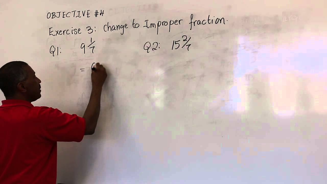 Weld Fractions - Change to Improper Fractions - YouTube