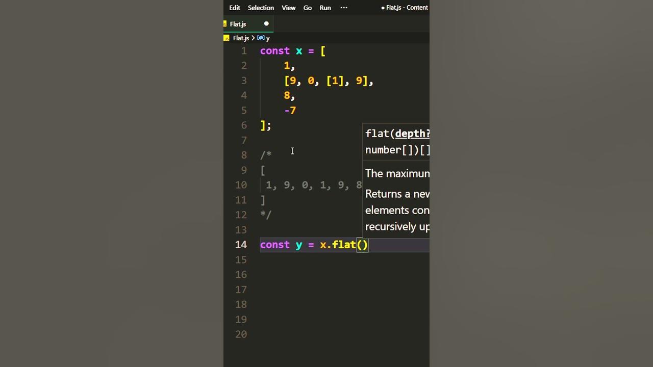Javascript Array Flattening Made Easy With Array Flat Javascript