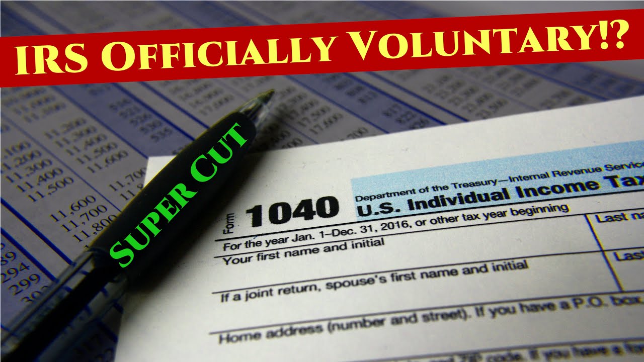 🎯 Proof IRS Taxes are Voluntary - Super Cut - YouTube