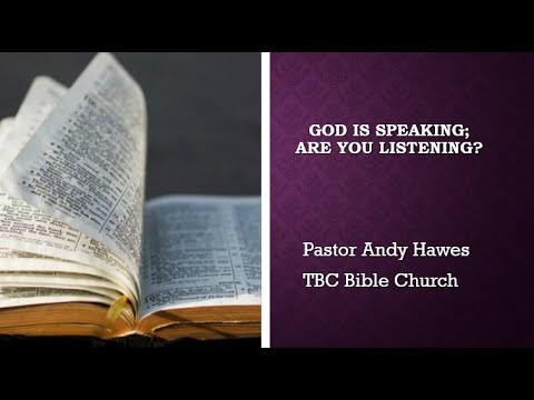 God is Speaking; Are You Listening? - YouTube