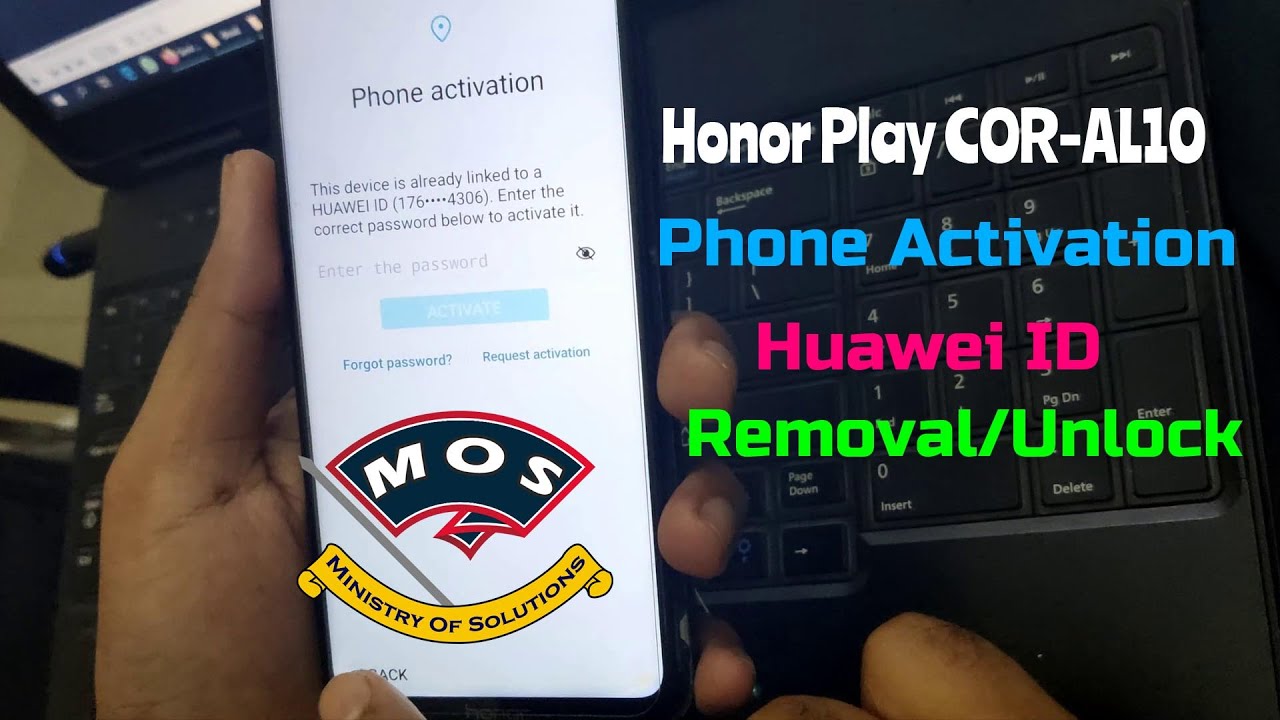 Honor Play COR-AL10 Phone Activation Lock/Huawei ID Remove Demo - YouTube