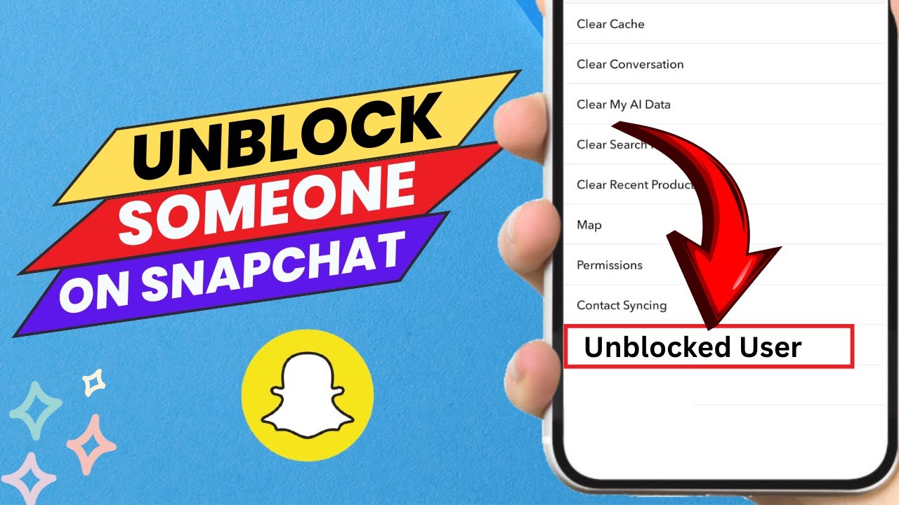 How to Unblock Someone on Snapchat - Easy Guide - YouTube