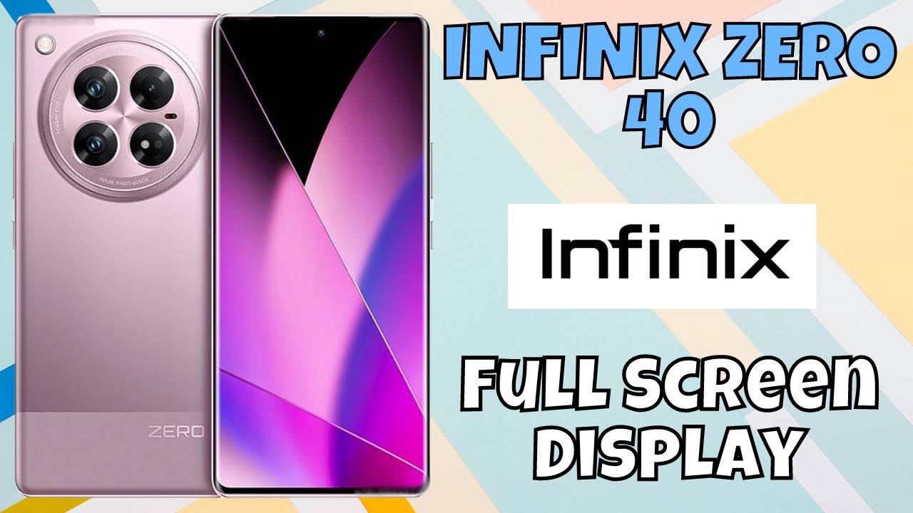 Full Screen Display infinix Zero 40 || Use full screen display || Full ...