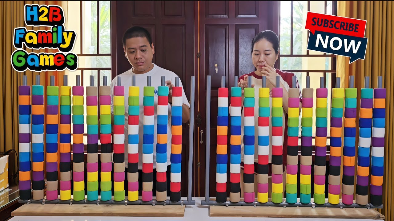 Family Game | Color Sorting Challenge, Who Wins ☆ Level 21 - YouTube
