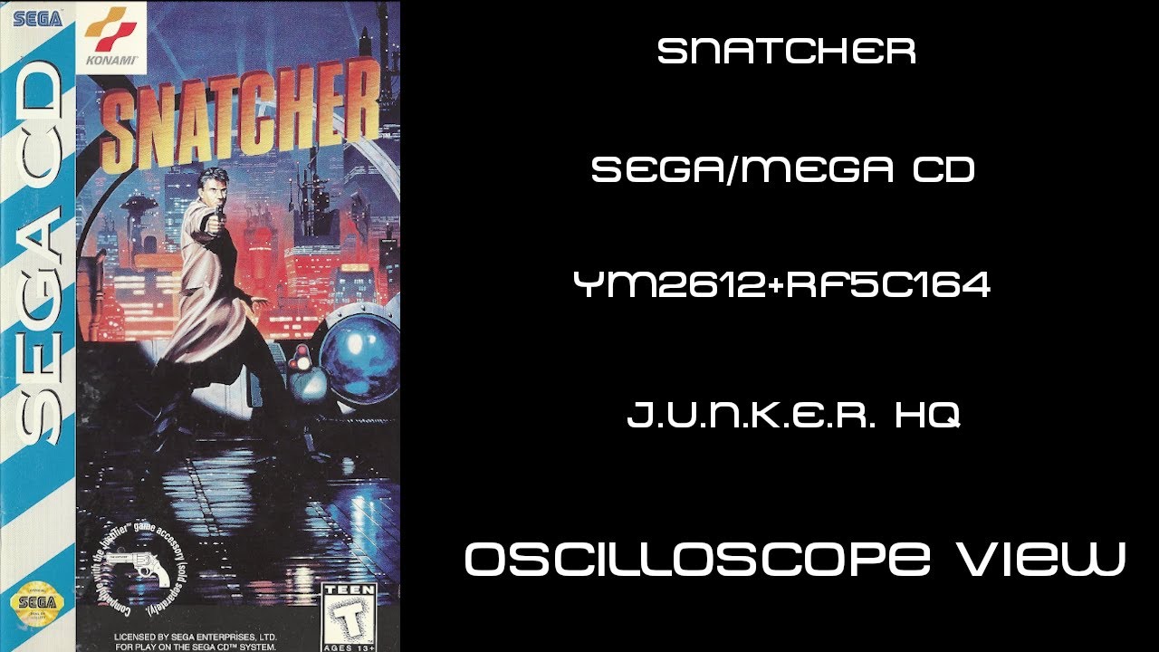 Snatcher SEGA/MEGA CD; Junker HQ Oscilloscope View. - YouTube