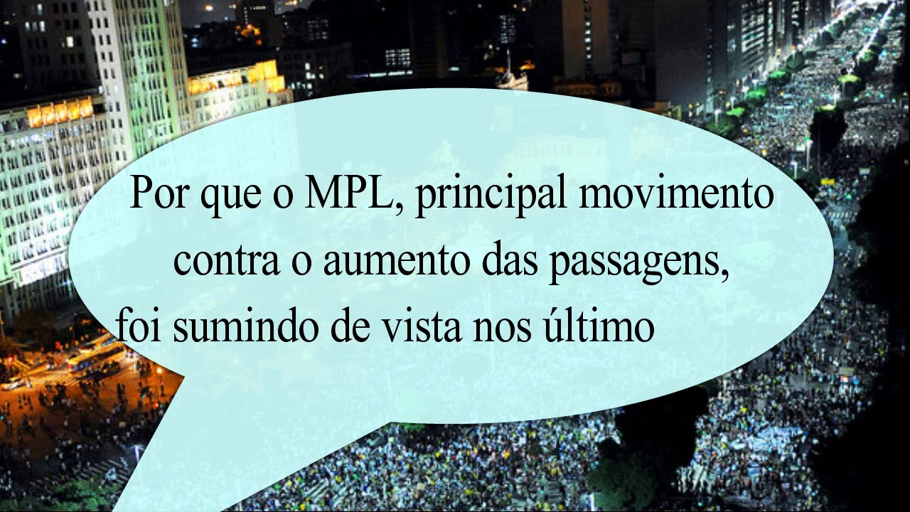 Uma perspectiva sobre as Jornadas de Junho de 2013 | Gilberto Grassi ...