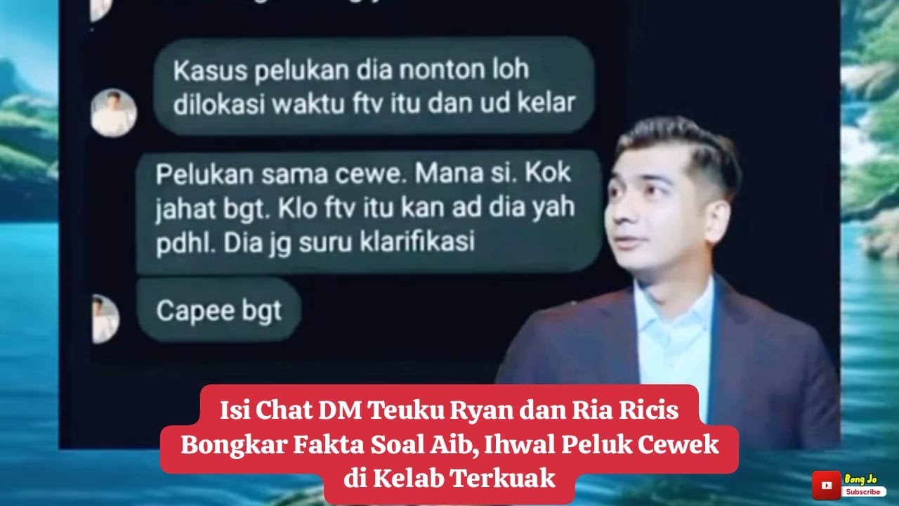 Isi Chat DM Teuku Ryan dan Ria Ricis Bongkar Fakta Soal Aib, Ihwal ...