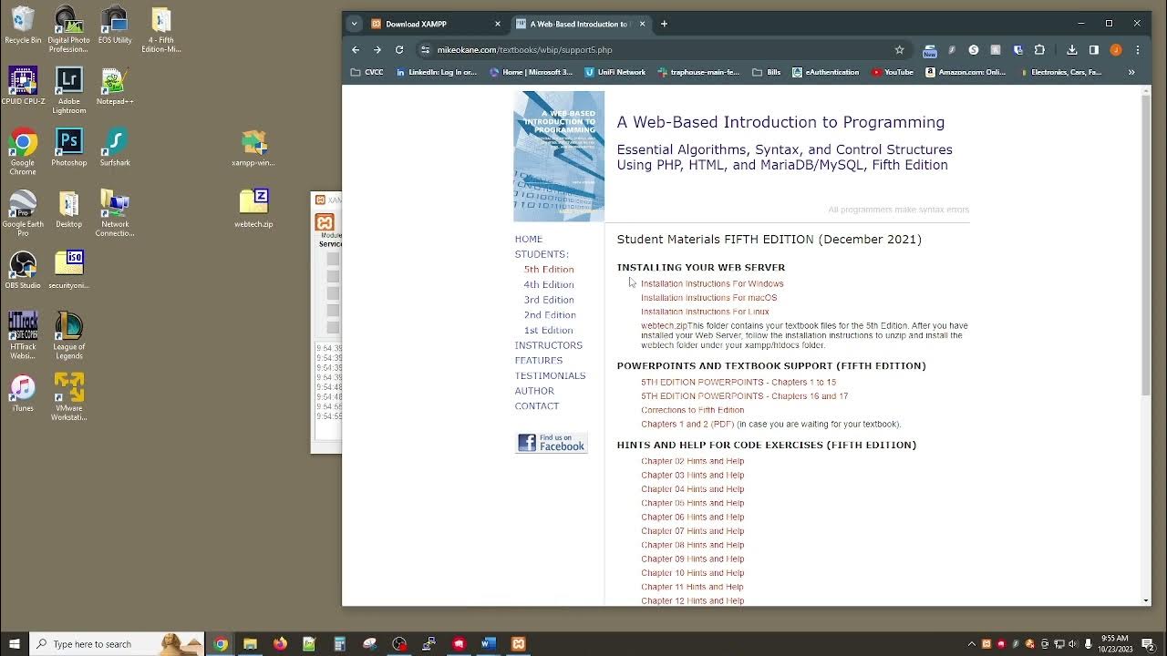 XAMPP installation on Windows CTI-110 - YouTube
