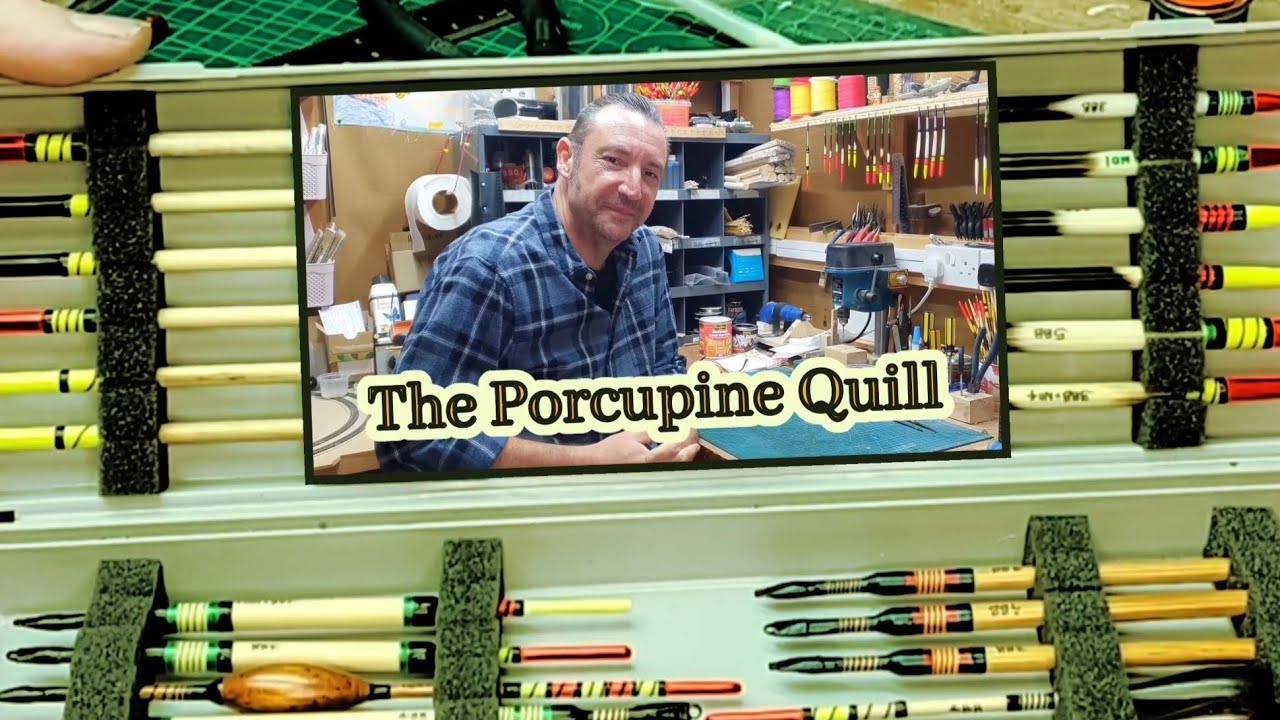How To make a Porcupine Quill Fishing Float (Bobber) - YouTube