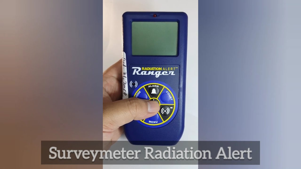 Surveymeter Radiation Alert - Ranger SE International - YouTube