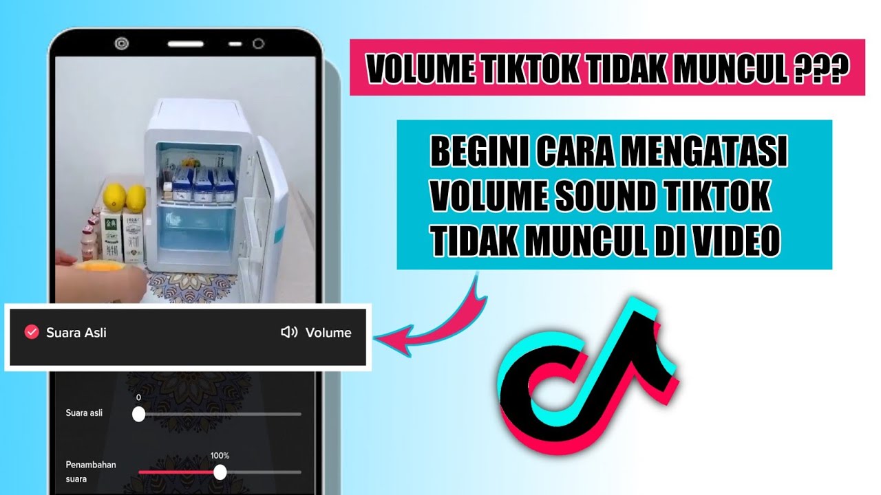 TERBARU!! Cara Mengatur Volume di Tiktok | Cara Mengatasi Volume Sound ...
