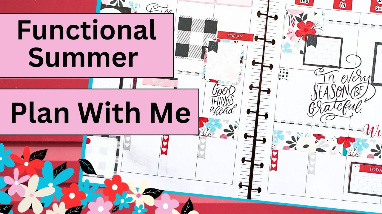 Fast & Easy Plan With Me spread using a sticker kit - Elisa Ravell ...