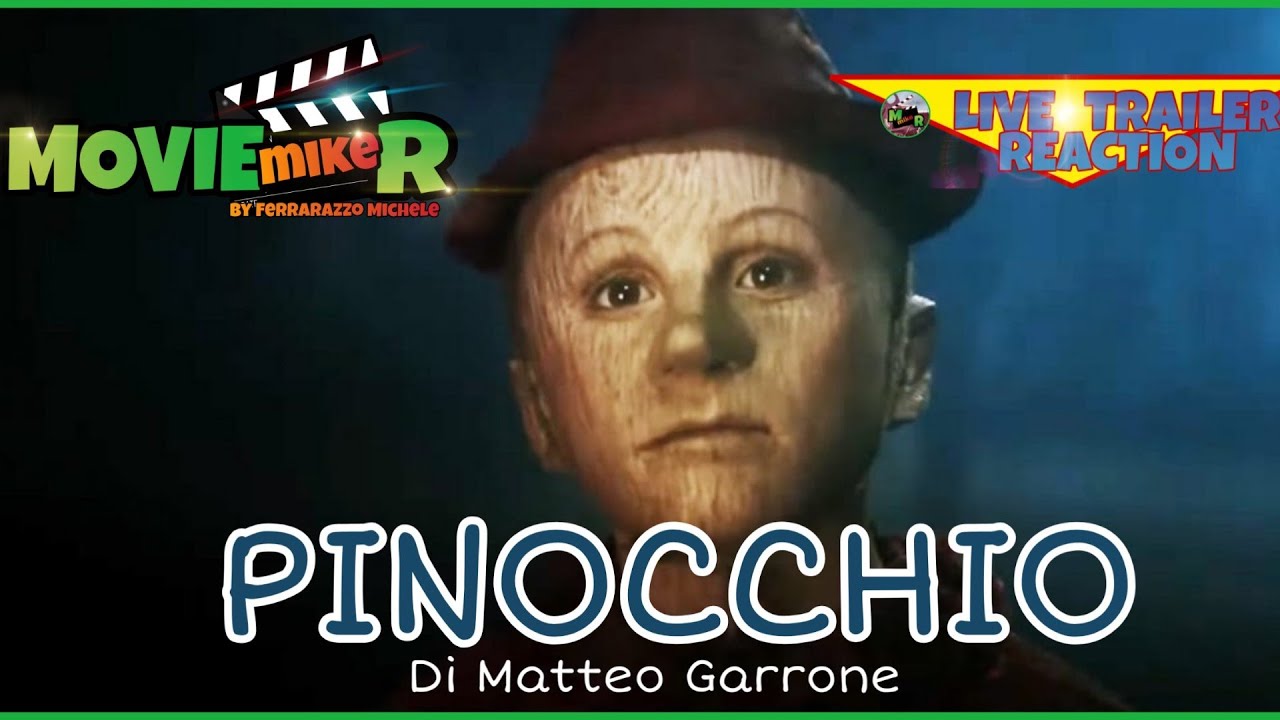 PINOCCHIO di Matteo Garrone Teaser Trailer LIVE TRAILER REACTION - YouTube