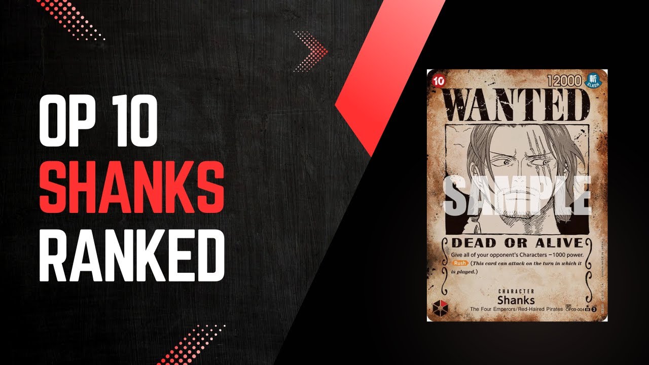 OP Shanks Ranked pt2 | OPTCG - YouTube