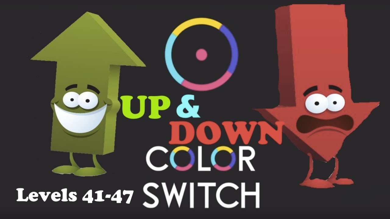 Color Switch - Up & Down | levels 41-47 (because i fail) | gameplay ...