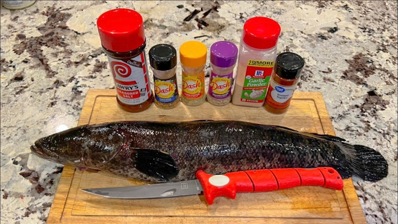 Invasive Snakehead - Catch Clean Cook AMAZING Recipe! - YouTube