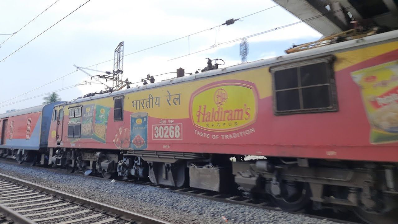 Halidram's KYN WAP7 Hauling 12163 Mumbai LTT- Mas Exp | Indian Railways ...