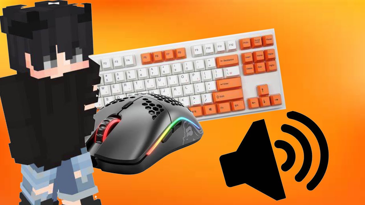 Clicky Keyboard+Mouse ASMR Sounds PikaNetwork Bedwars - YouTube