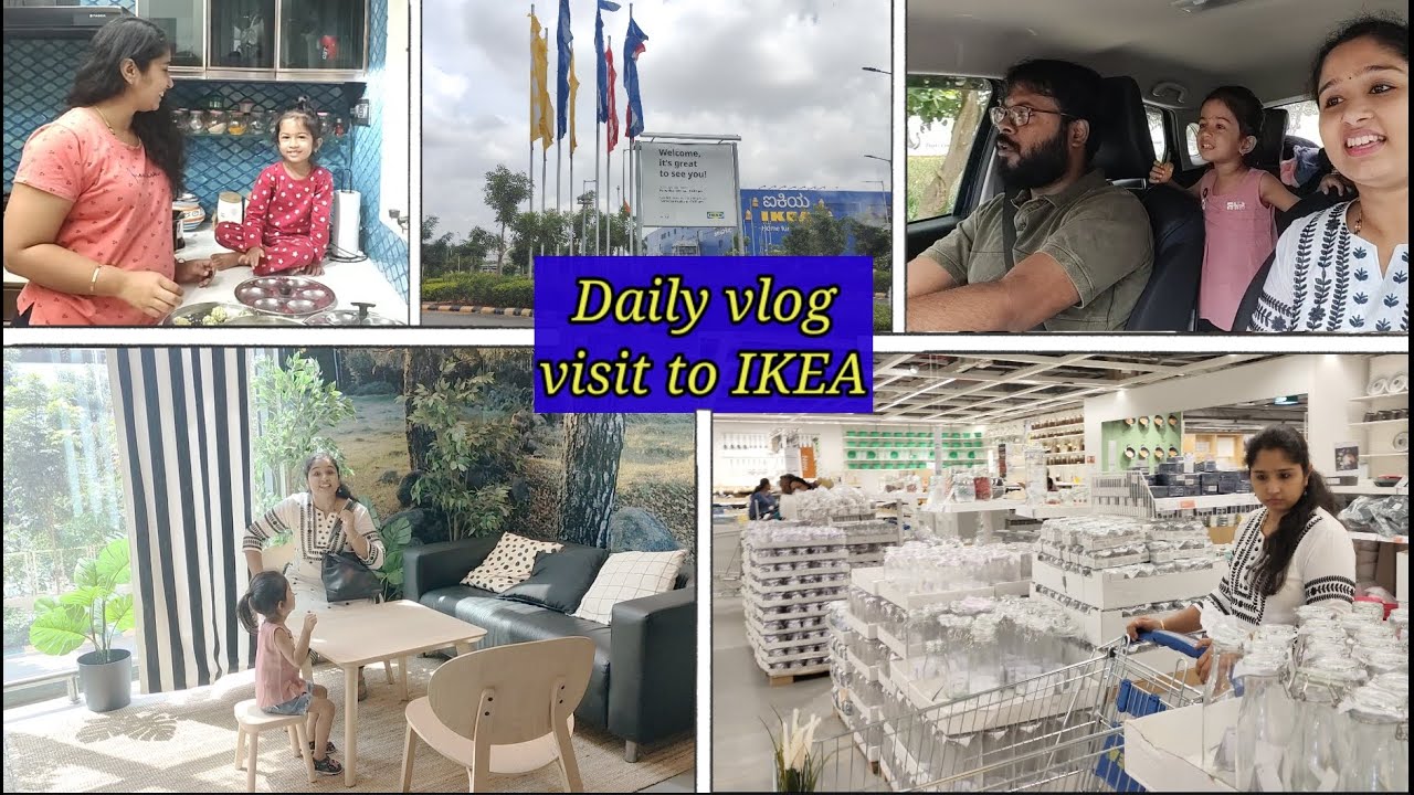 Daily vlog || Special High Protein Breakfast Recipe Nucchina unde || Visit To IKEA || Kannada ...