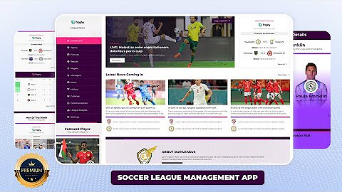 FOOTBALL LEAGUE MANAGEMENT SYSTEM - YouTube