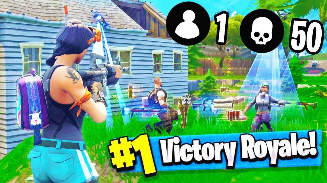 50 KILLS IN FORTNITE! - YouTube