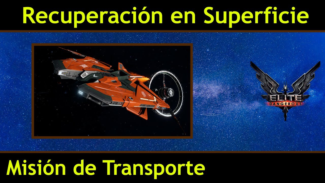 Misión - Recuperación en Superficie - Elite Dangerous 2024 - YouTube