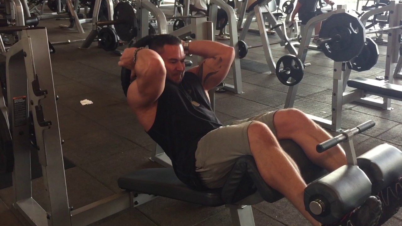 Weighted Decline Crunch - YouTube
