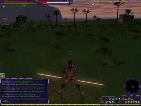 SWG - Double Bladed Lightsaber Animation Mod! - YouTube