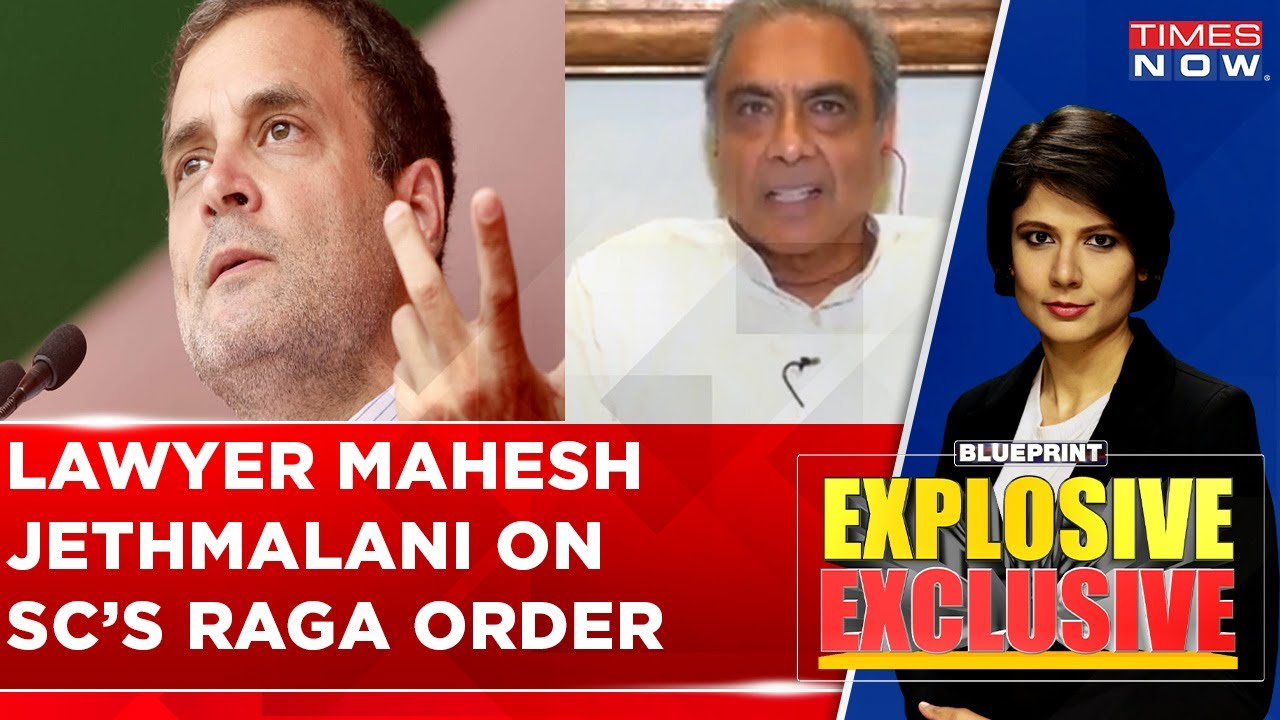 Rahul Gandhi Modi Surname Case | Lawyer Mahesh Jethmalani Explains SC ...