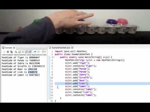 Java HashSet Open Addressing Algorithm - 3D Representation - YouTube