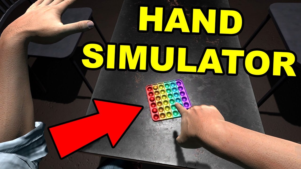 FUNNY POP IT CHALLENGE in HAND SIMULATOR - YouTube