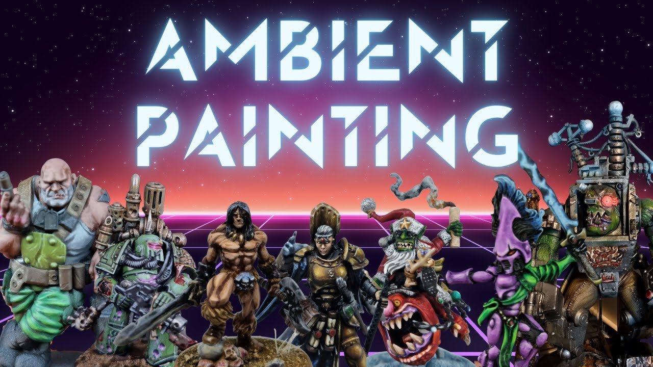 Ambient Miniature Painting - Glowing Magic Effects - YouTube
