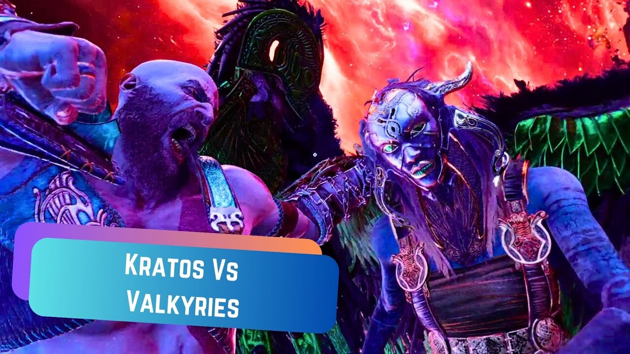 Kratos Vs Two Valkyries At Once | BOSS FIGHT - YouTube