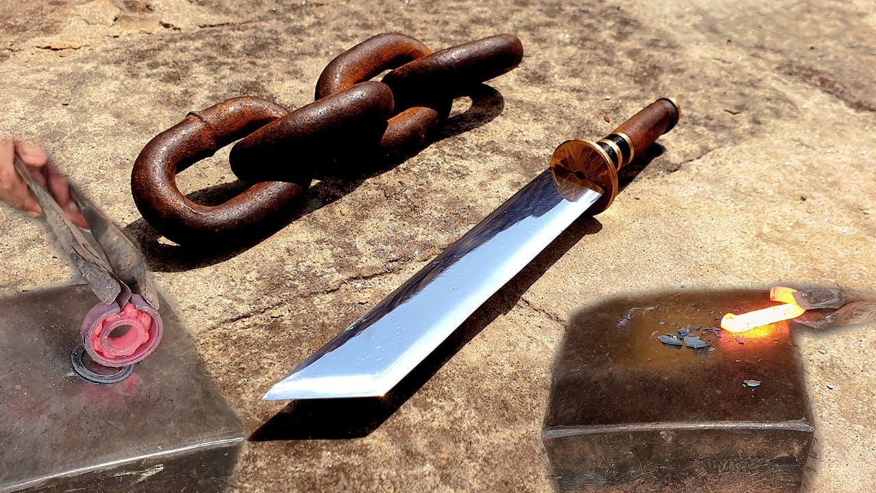 Forging An Amazing Process of Katana Swords - YouTube