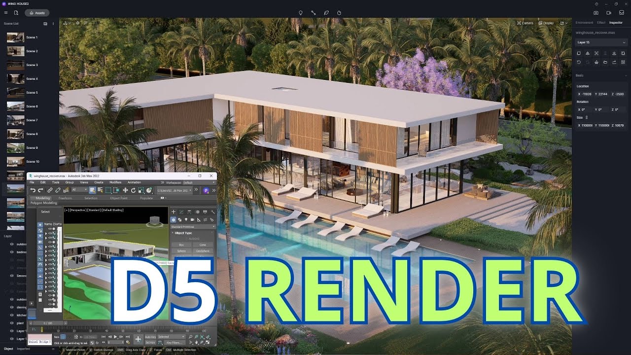 D5 RENDER 2.10 NOVOS RECURSOS PARA MAQUETE 3D COM INTELIGÊNCIA ARTIFICIAL #d5render - YouTube
