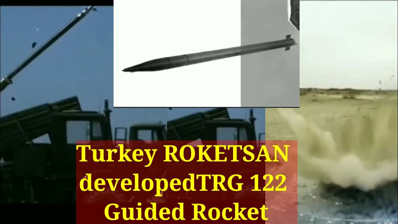 Turkey ROKETSAN developedTRG 122 Guided Rocket - YouTube