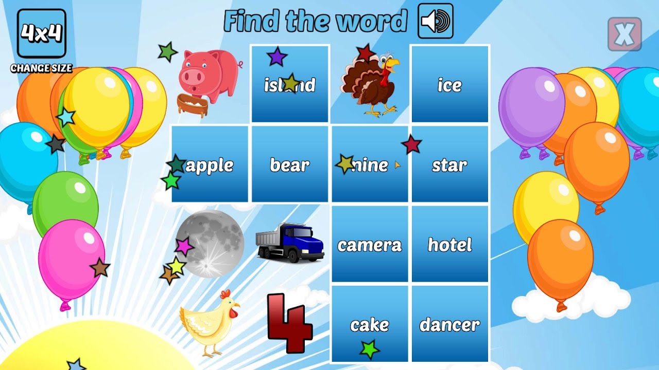 Word Bingo Game! - YouTube
