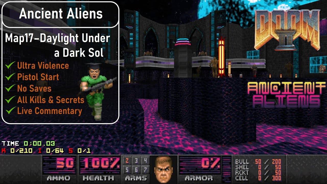 Ancient Aliens Map17 - Daylight Under a Dark Sol [Doom 2, UV, Pistol ...