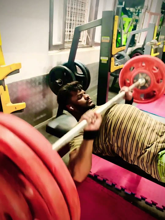 Chest Workout Bench Press 90 Kg Weight 12 Rep Light Weight Viral Motivation Mohitfitness
