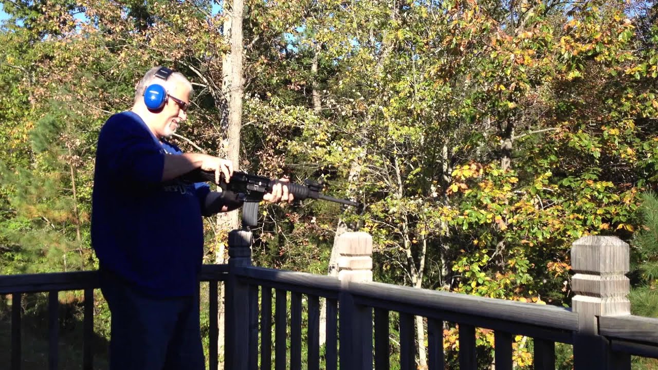 Demo of the Slide Fire® mod on my AR-15 - YouTube