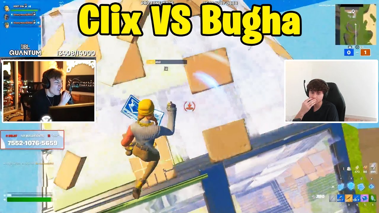 Clix VS Bugha 3v3 TOXIC Fights w/ Bucke, Reet, Faxuty & Nina! - YouTube