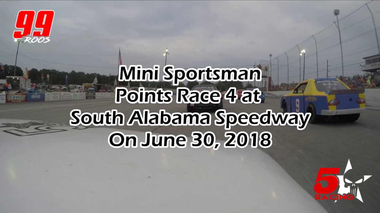 Mini Sportsman #99 Cameron Roos WINS SAS Points Race 5 - YouTube